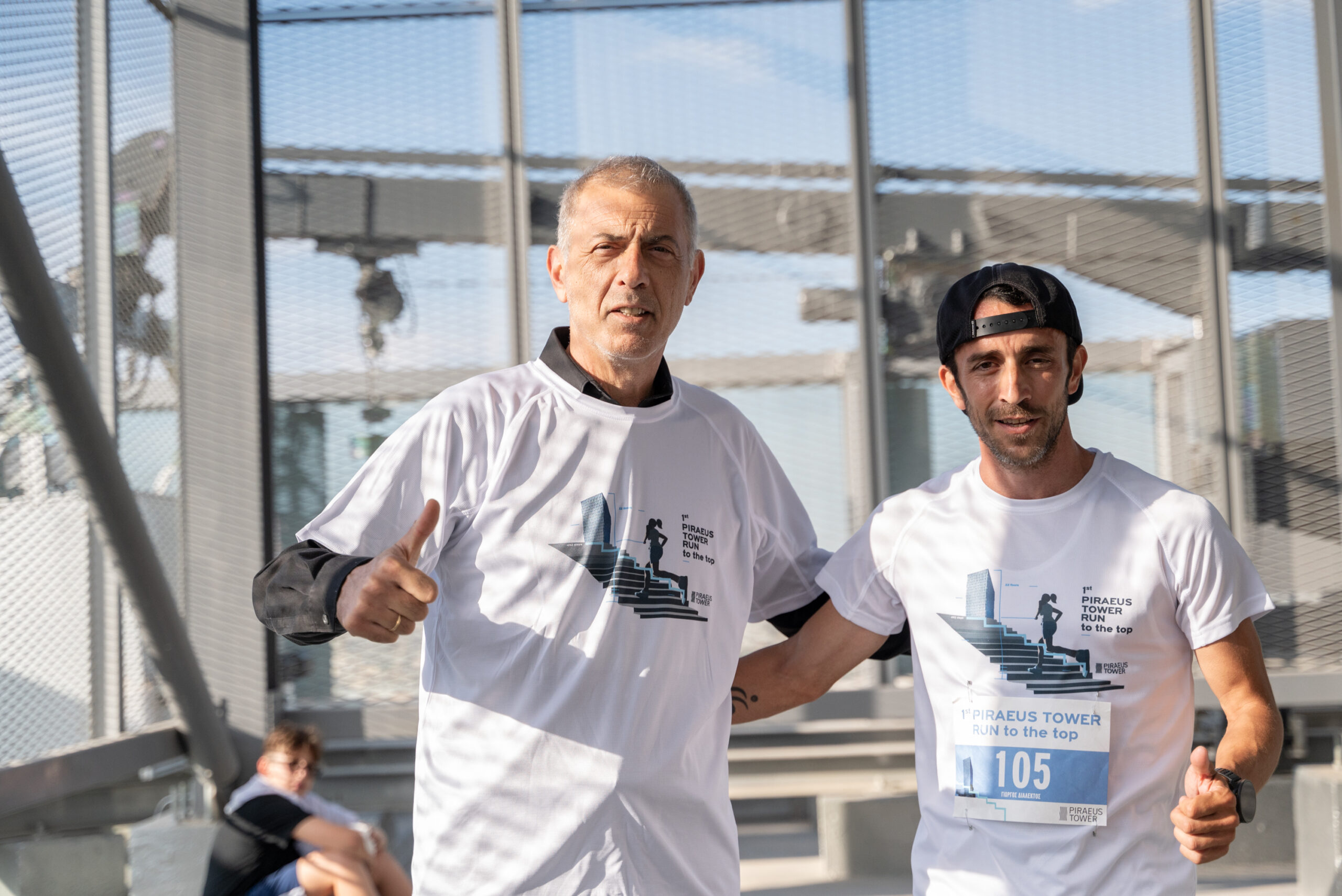 Ο Δήμαρχος Πειραιά Γιάννης Μώραλης στο 1ο PIRAEUS TOWER RUN to the top ...